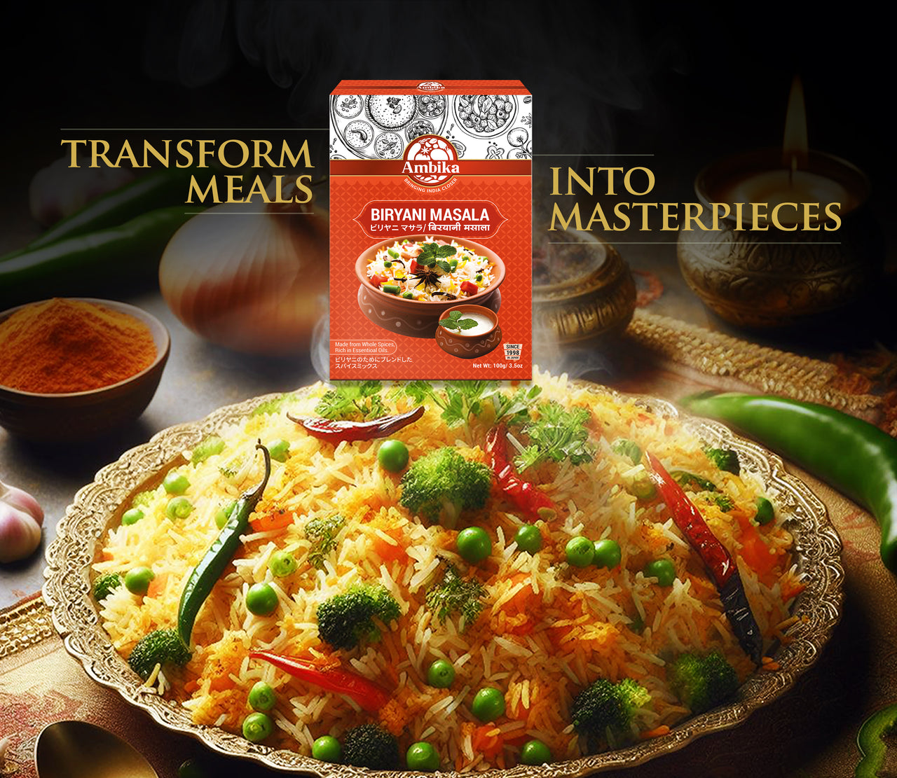 Homemade Biryani with New Ambika Biryani Masala! (Recipe Included ...