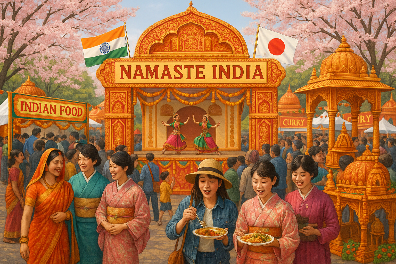 ナマステ・インディア 2025：日本からインドの心へ架ける壮大な文化の扉 – Ambika Veg and Vegan Shop