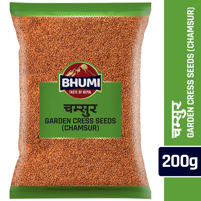 (Bhumi)Garden Cress Seeds 200g (Chamsur),Nepalese Food,Himalayan Food ...